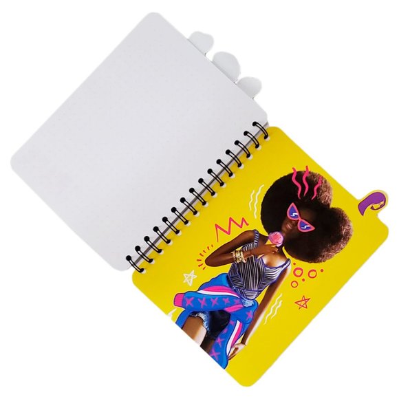 Barbie | Office | New Barbie Cute Pink Journal Diary 4 Tabs Spiral ...